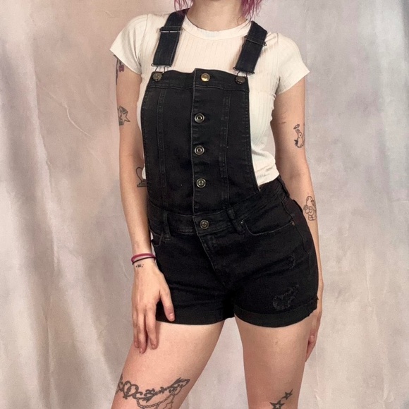 No Boundaries | Jeans | No Boundaries Charcoal Denim Overalls | Poshmark